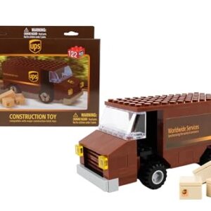 Daron UPS Package Car Construction Toy BL99977, Brown