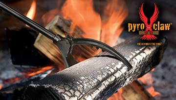 36" Pyroclaw Ultimate Campfire/Fireplace Tool, Log Grabber, Very Heavy Duty and "BUILT TO LAST"