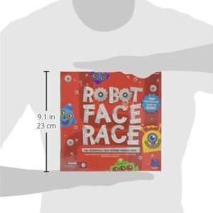 Educational Insights Robot Face Race, Fast Paced Color Recognition Matching Game, for 2-4 Players, Award-Winning Fun Family Board Game for Kids Ages 4+