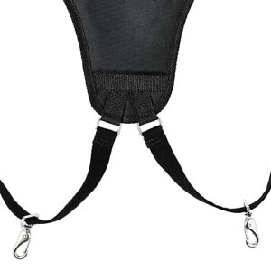 Meinl Percussion Djembe Strap with Quick Change Hook-Heavy Duty Nylon, Adjustable Shoulder Padding, Black, one Size (MDJS2)