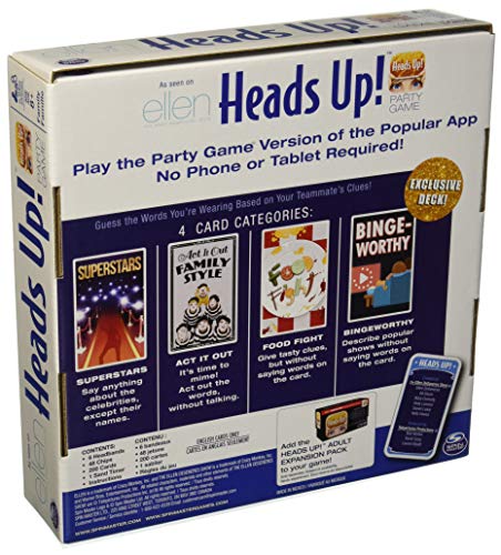 Spin Master Heads Up Party Game