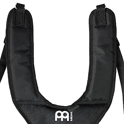 Meinl Percussion Djembe Strap with Quick Change Hook-Heavy Duty Nylon, Adjustable Shoulder Padding, Black, one Size (MDJS2)