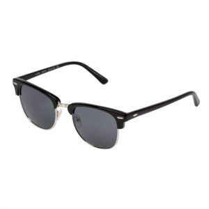 lounge williams earl polarized designer inspired vintage sunglasses (black)