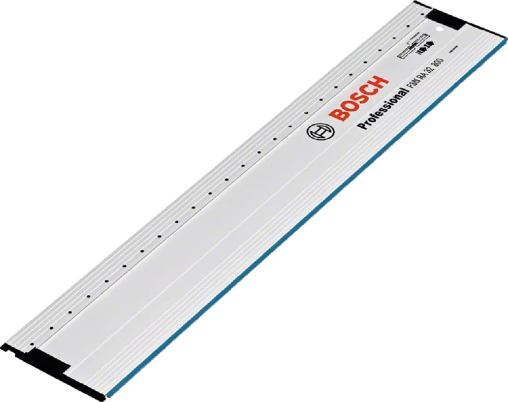 Bosch Professional FSN RA 32-800 guide rail (800 mm long, compatible with Bosch Professional GKS G-model circular saws, GKT plunge saws, selected GST jigsaws + GOF routers with adapter)