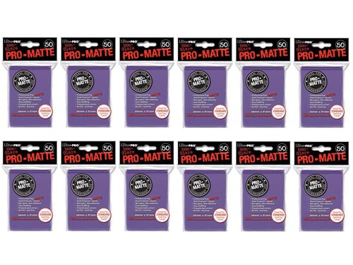 600 Ultra Pro Purple PRO-MATTE Deck Protectors Sleeves Standard MTG Colors by Ultra Pro