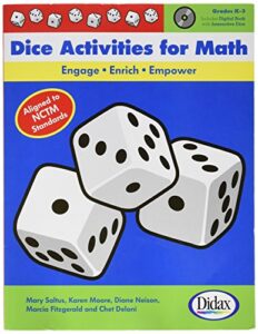 didax educational resources 215295 dice activities for math book