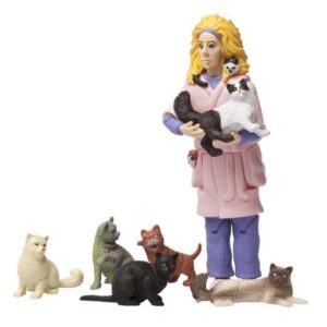 Accoutrements Crazy Cat Lady Action Figure Multicolored, 8"