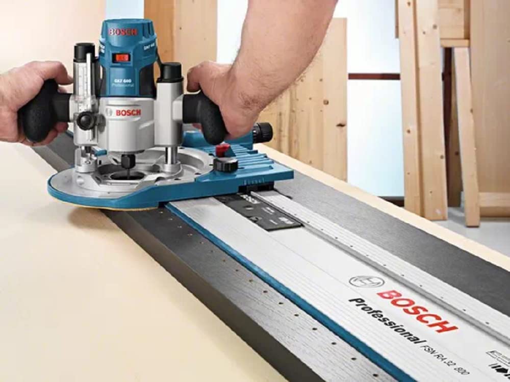 Bosch Professional FSN RA 32-800 guide rail (800 mm long, compatible with Bosch Professional GKS G-model circular saws, GKT plunge saws, selected GST jigsaws + GOF routers with adapter)