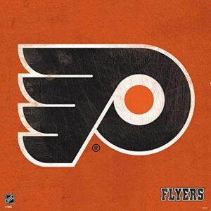 Skinit Decal Gaming Skin Compatible with PS4 Controller - Officially Licensed NHL Philadelphia Flyers Distressed Design