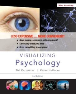 visualizing psychology by carpenter, siri published by wiley 3rd (third) binder ready version edition (2013) loose leaf