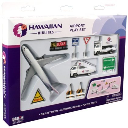 Daron Hawaiian Airlines Airport Playset , White