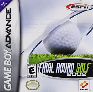 espn final round golf 2002 - game boy advance