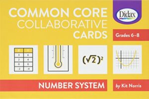 didax educational resources common core collaborative cards-number system