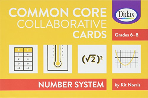 Didax Educational Resources Common Core Collaborative Cards-Number System