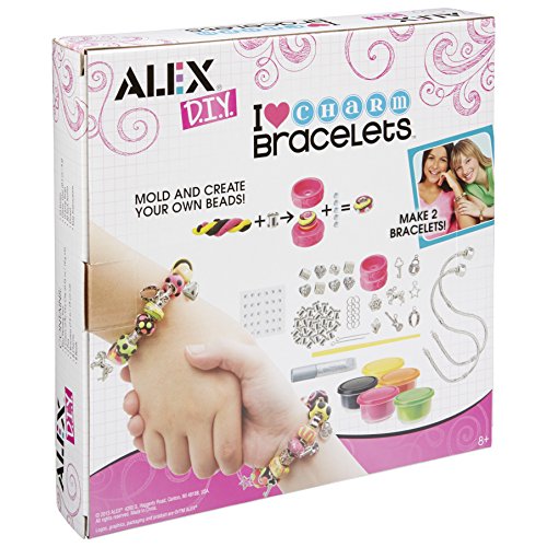 ALEX Toys DIY Wear I Heart Charm Bracelets Kids Art and Craft Activity