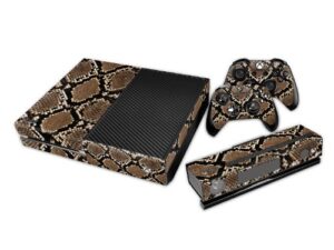 protective vinyl decal skin/stickers wrap for xbox one console+ 2 controllers+kinect-snake