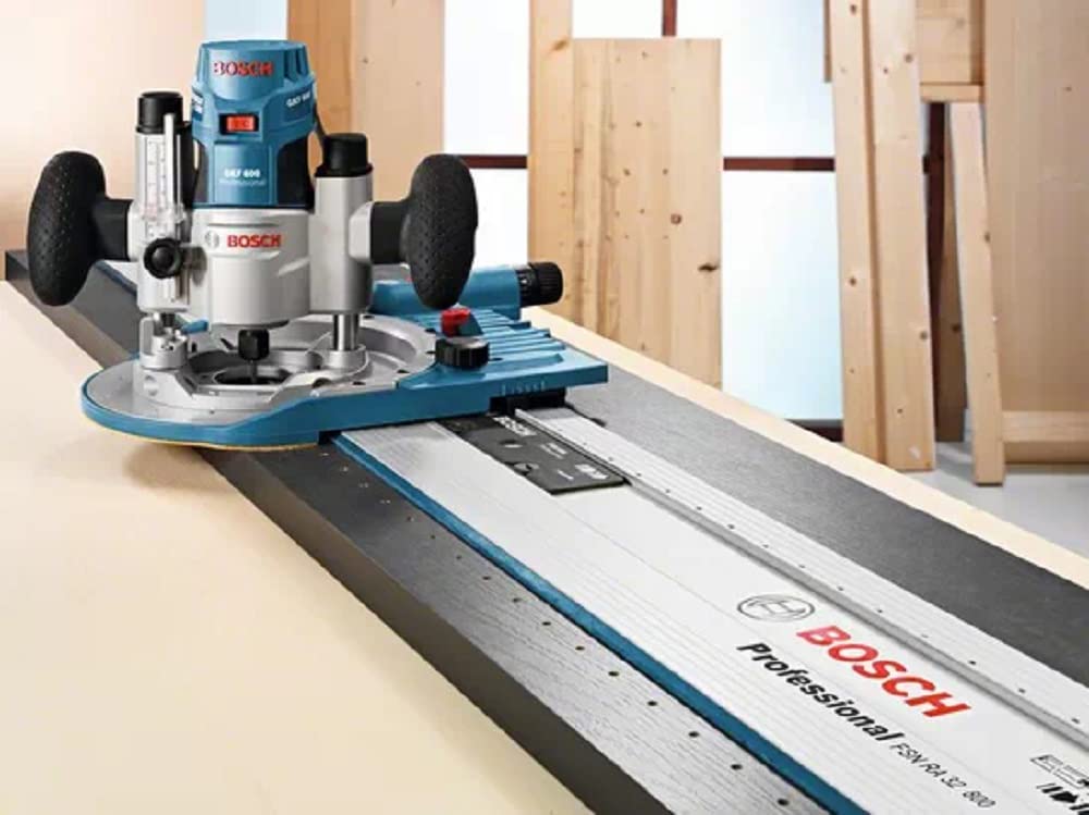 Bosch Professional FSN RA 32-800 guide rail (800 mm long, compatible with Bosch Professional GKS G-model circular saws, GKT plunge saws, selected GST jigsaws + GOF routers with adapter)