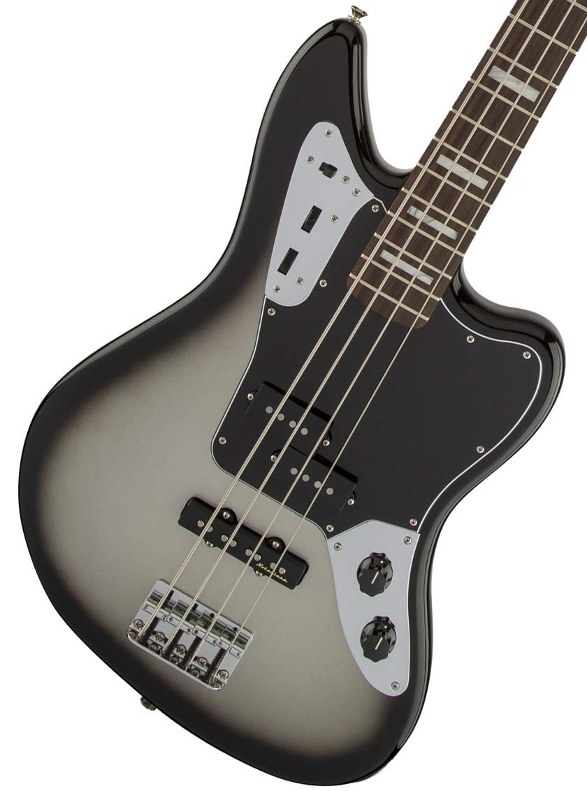 Fender Troy Sanders Jaguar Bass, Silverburst, Rosewood Fingerboard