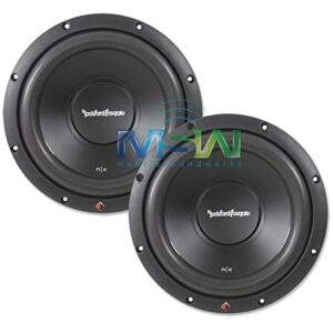 rockford fosgate r2d4-10 10" r2 1000 watt car subwoofers subs r2d410 (2 pack)