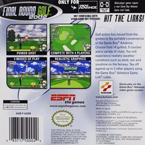 Espn Final Round Golf 2002 - Game Boy Advance