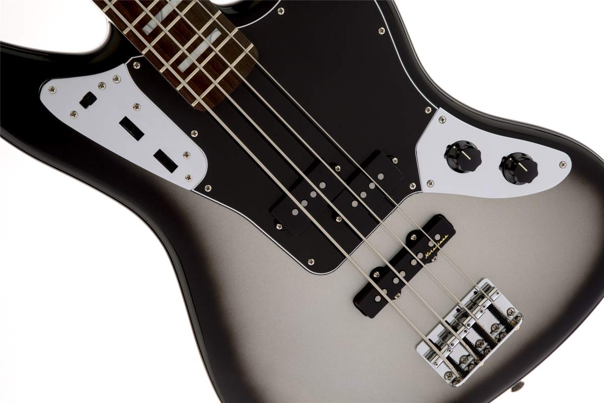 Fender Troy Sanders Jaguar Bass, Silverburst, Rosewood Fingerboard