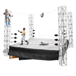 wrestling ring for action figures & highwire war playset