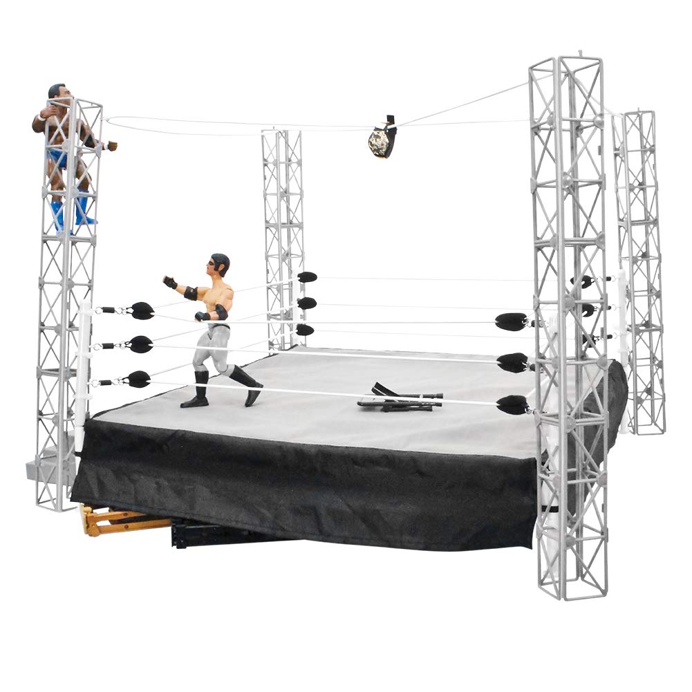 Wrestling Ring for Action Figures & Highwire War Playset