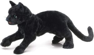 folkmanis black cat hand puppet, 1 ea