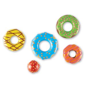 Learning Resources Smart Snacks Stack 'em Up Doughnuts - 7 Pieces, Ages 18+ months Fine Motor Skills Toys, Toddler Counting Toys, Donut Toys, Educational Toys for Kids