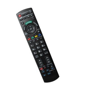 HCDZ Replacement Remote Control for Panasonic PT-50LCZ7 TC-P42XT50 TC-P50XT50 TC-P42UT50 TC-P50UT50 TH-C50HD18 TH-M50HD18 N2QAYB000779S N2QAYB000806 TC-L47E50 TC-L55E50 Plasma LCD LED HDTV TV