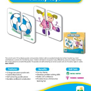 The Learning Journey: My First Match It - All My Toys - Self-Correcting Matching Puzzles for Toddlers and Preschoolers