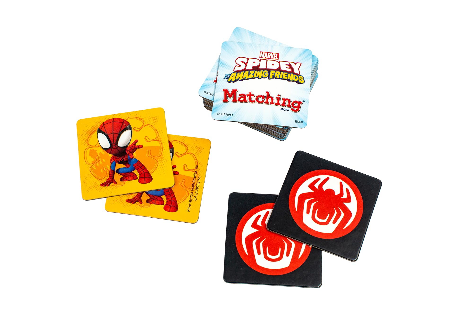 Wonder Forge Marvel Spidey & His Amazing Friends Matching | Build Focus and Memory with Fun Superheroes | Features Favorite Marvel Characters | Ages 3+