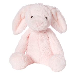 manhattan toy lovelies pink binky bunny stuffed animal, 8"