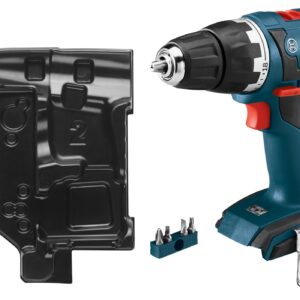 Bosch DDS182BN Bare-Tool 18-volt Brushless 1/2-Inch Compact Tough Drill/Driver with Insert Tray for L-Boxx, Blue