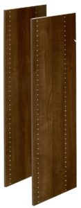 easy track 48" vertical panels closet storage, truffle