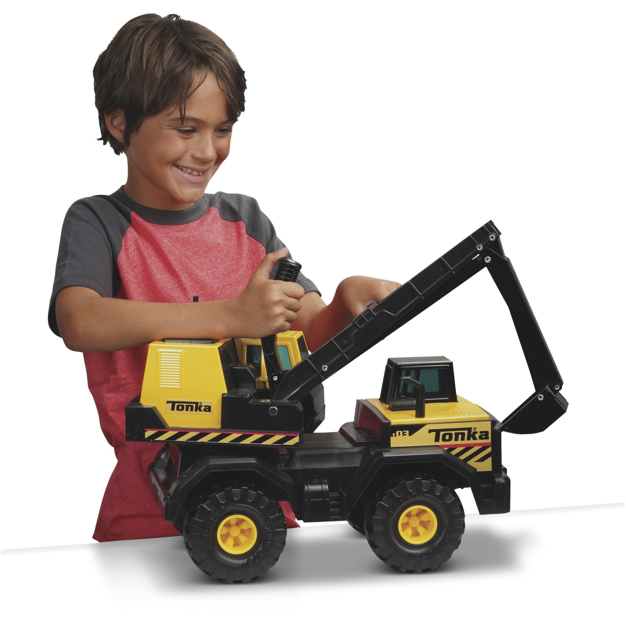 Tonka 93931 Classic Steel Backhoe Vehicle