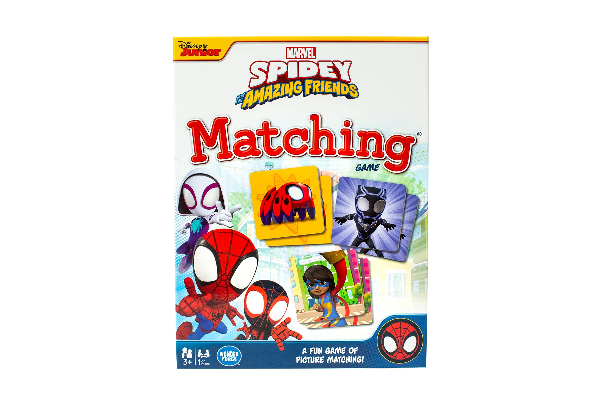 Wonder Forge Marvel Spidey & His Amazing Friends Matching | Build Focus and Memory with Fun Superheroes | Features Favorite Marvel Characters | Ages 3+