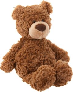 gund pinchy teddy bear, premium stuffed animal for ages 1 and up, brown, 17”