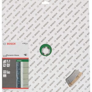 Bosch 2608603603 Diamond Cutting Disc for Ceramic, 0 V, Silver/Grey, 350 x 25.40 x 1.8 mm