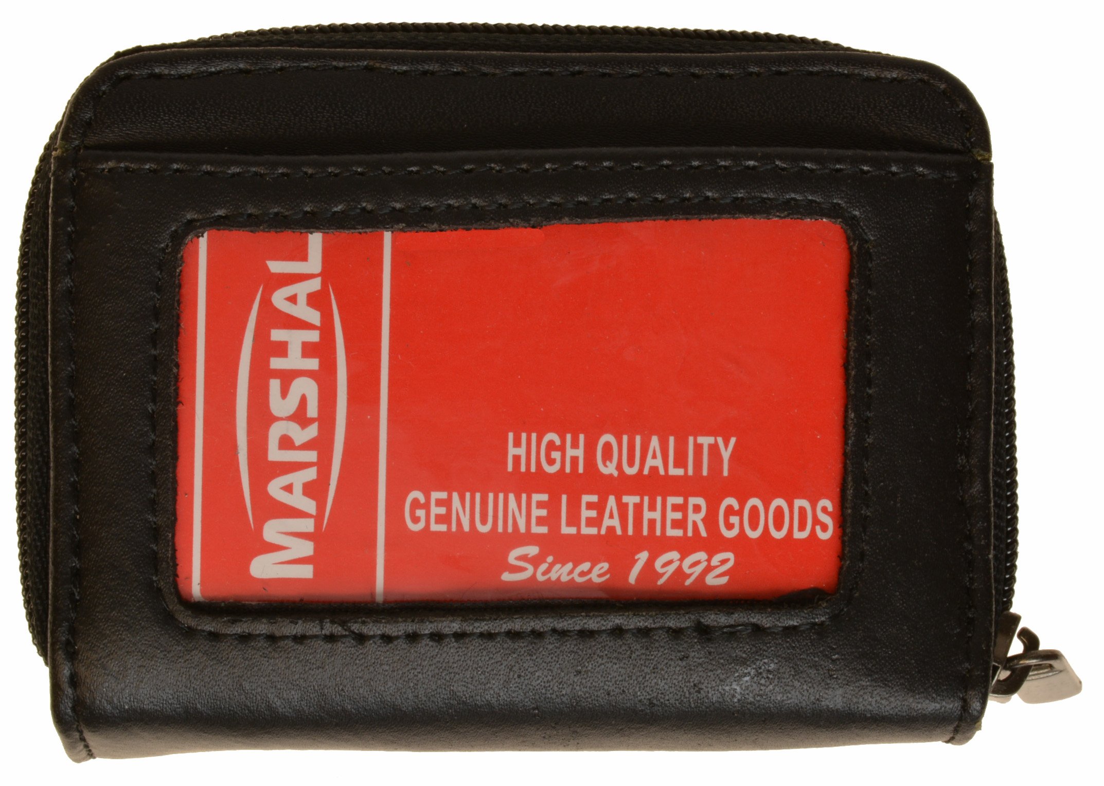 MARSHAL Genuine Lambskin Leather Accordion Wallet