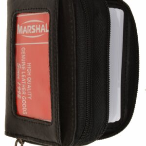 MARSHAL Genuine Lambskin Leather Accordion Wallet