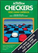 activision checkers for the atari 2600 vintage game