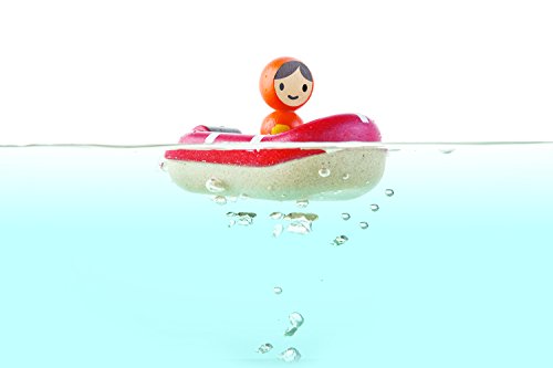 PlanToys Coastguard Bath And Water Play Toy (5668) | Sustainably Made from Rubberwood and Non-Toxic Paints and Dyes | Eco-Friendly PlanWood