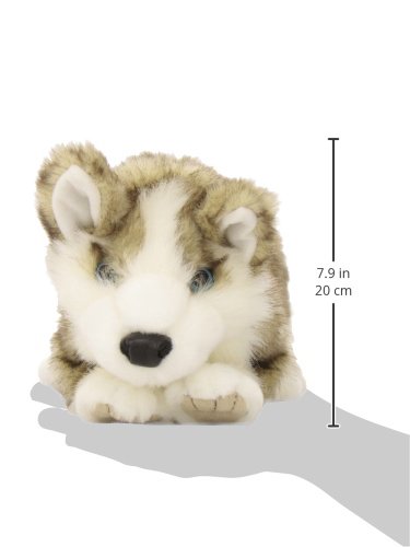 Folkmanis Wolf Pup Hand Puppet, Gray, White, Black, 1 EA