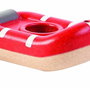 PlanToys Coastguard Bath And Water Play Toy (5668) | Sustainably Made from Rubberwood and Non-Toxic Paints and Dyes | Eco-Friendly PlanWood