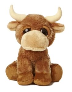 aurora® enchanting dreamy eyes™ ranger stuffed animal - captivating gaze - whimsical charm - brown 10 inches