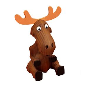 trutru animals moose european 3d puzzle diy craft kit ; arts and crafts, model kit