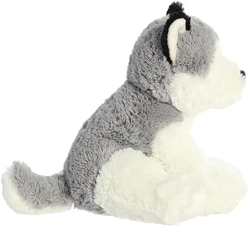 Aurora® Cuddly Husky Stuffed Animal - Cozy Comfort - Endless Snuggles - Gray 14 Inches