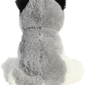 Aurora® Cuddly Husky Stuffed Animal - Cozy Comfort - Endless Snuggles - Gray 14 Inches