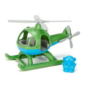 Green Toys Helicopter, Green/Blue